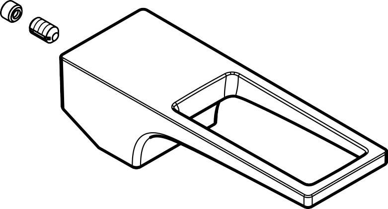 hansgrohe Recambios: HG Handle PuraVida tap chrome, ref. 93009000