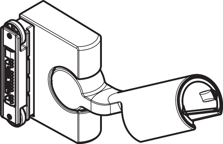 hansgrohe Spare parts: Support for Unica'88 wall bar Ø 22 mm, Item No ...