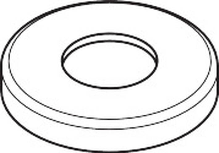 hansgrohe Spare parts: HG escutcheon for shut-off valve chrome, Item No ...