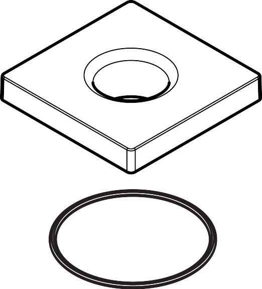 hansgrohe Spare parts: HG escutcheon spout chrome, Item No. 93153000 hansgrohe Spare parts: HG escutcheon spout chrome, Item No. 93153000