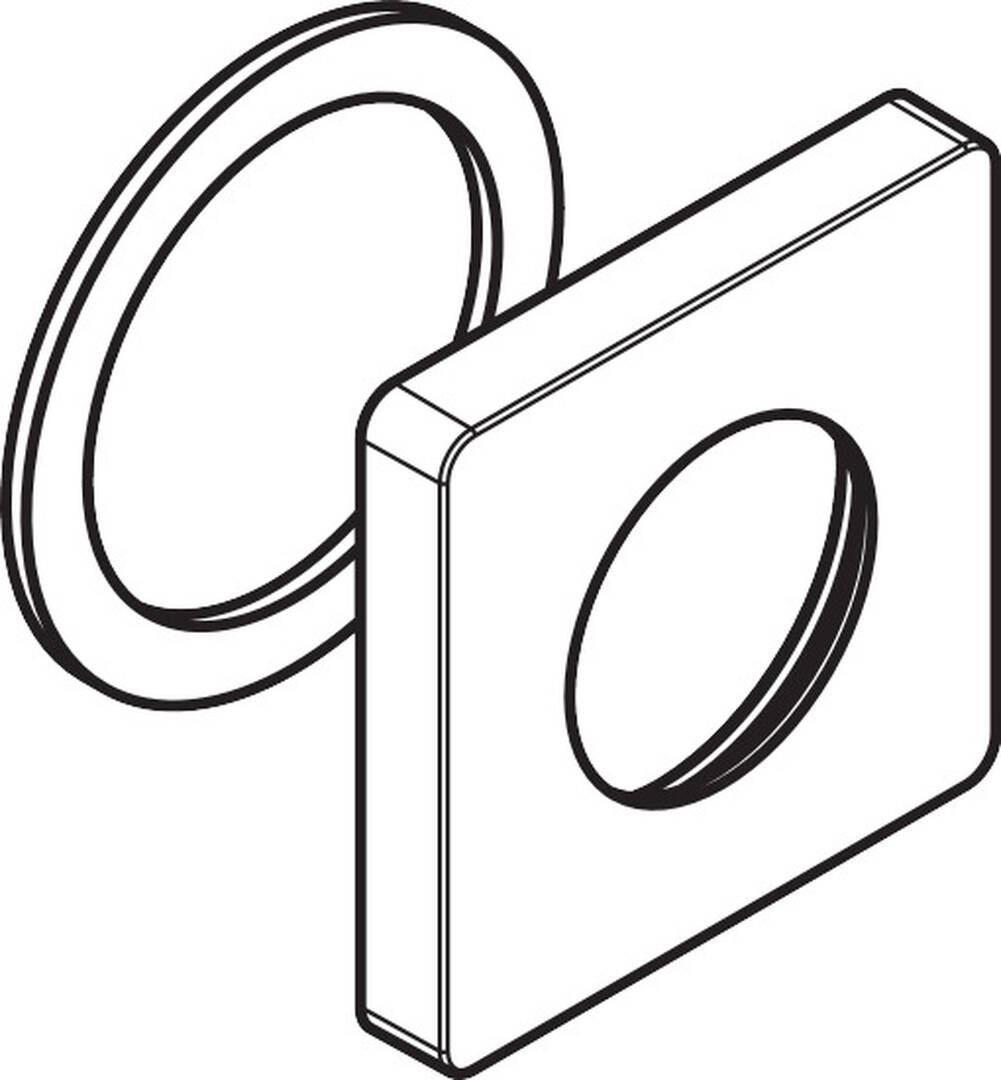 hansgrohe Spare parts: HG escutcheon spout chrome, Item No. 93161990 hansgrohe Spare parts: HG escutcheon spout chrome, Item No. 93161990