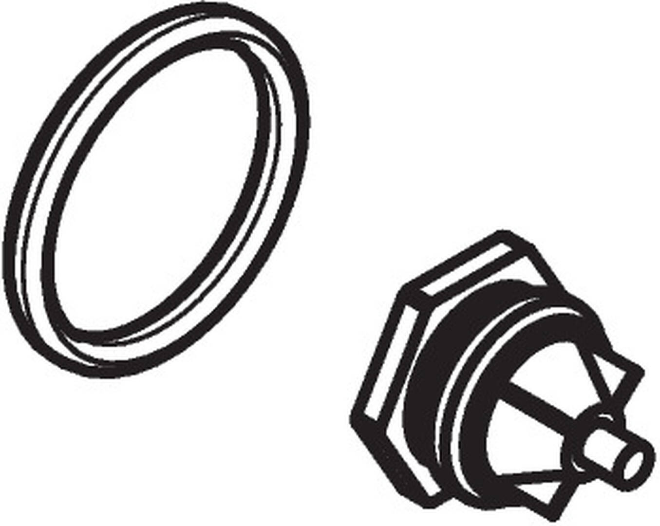 hansgrohe Spare parts: HG non return valve with sieve, Item No. 95773000