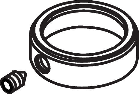 hansgrohe Spare parts: HG lock washer overhead shower chrome, Item No ...