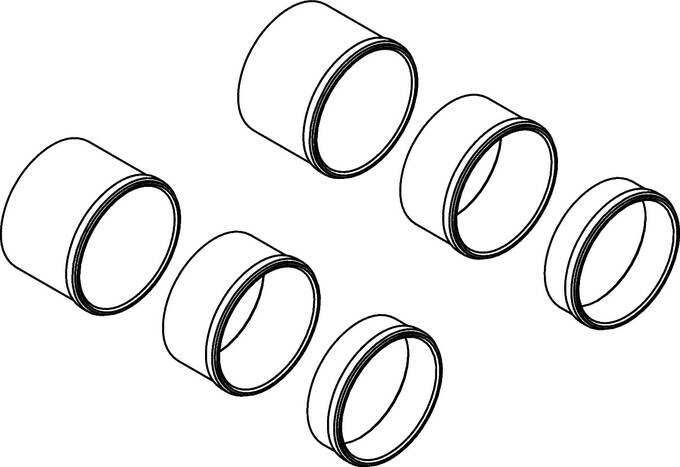 AXOR Spare parts: HG fixing set AXOR Uno 2-hole basin, Item No. 97971000