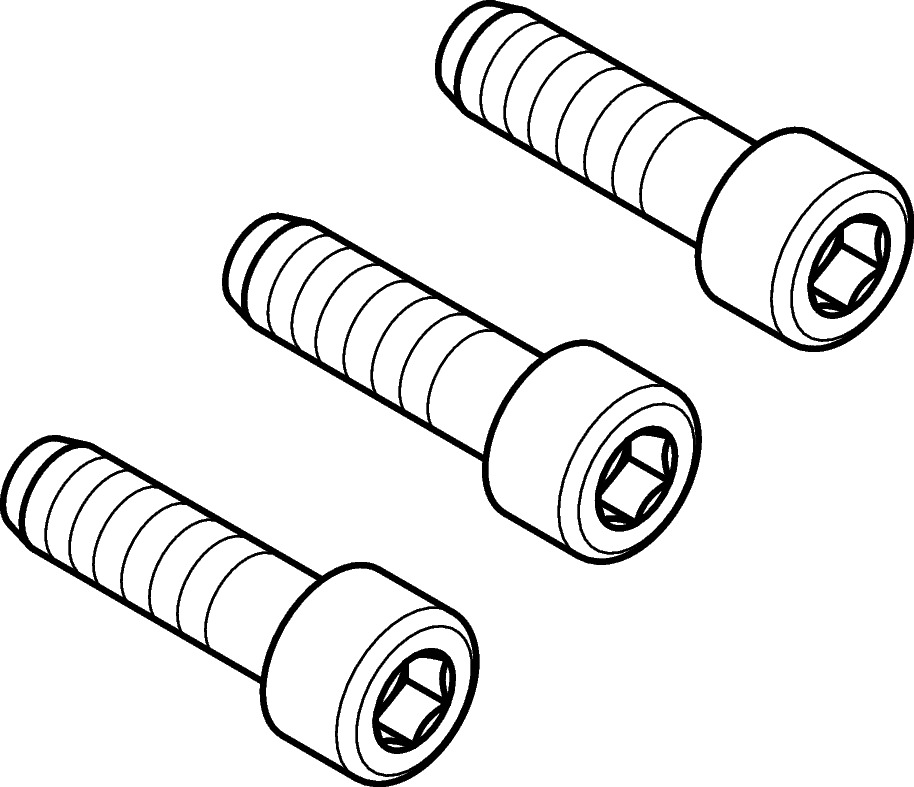 ハンスグローエ スペアパーツ: HG Screw set M10x35mm/A2 DIN 912, 品番 97670000
