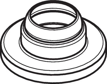 hansgrohe Reservedele: HG escutcheon 3-hole bath mixer chrome, Art.nr ...