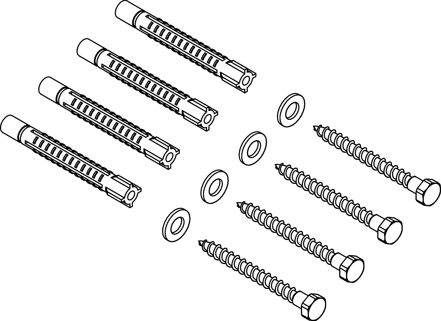 Hansgrohe Varaosat HG Mounting Set Tuotenro 98716000 Hansgrohe Varaosat HG Mounting Set Tuotenro 98716000