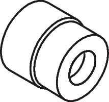 AXOR Pièces détachées: HG nut AXOR Terrano 3-hole bath/shower, N ...