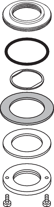 AXOR Spare parts: HG mounting set complete, Item No. 88511000