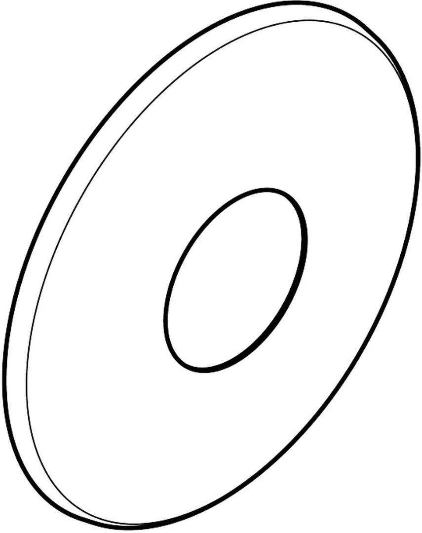 hansgrohe Spare Parts: HG Flange DN15 chrome, Art. no. 97734000