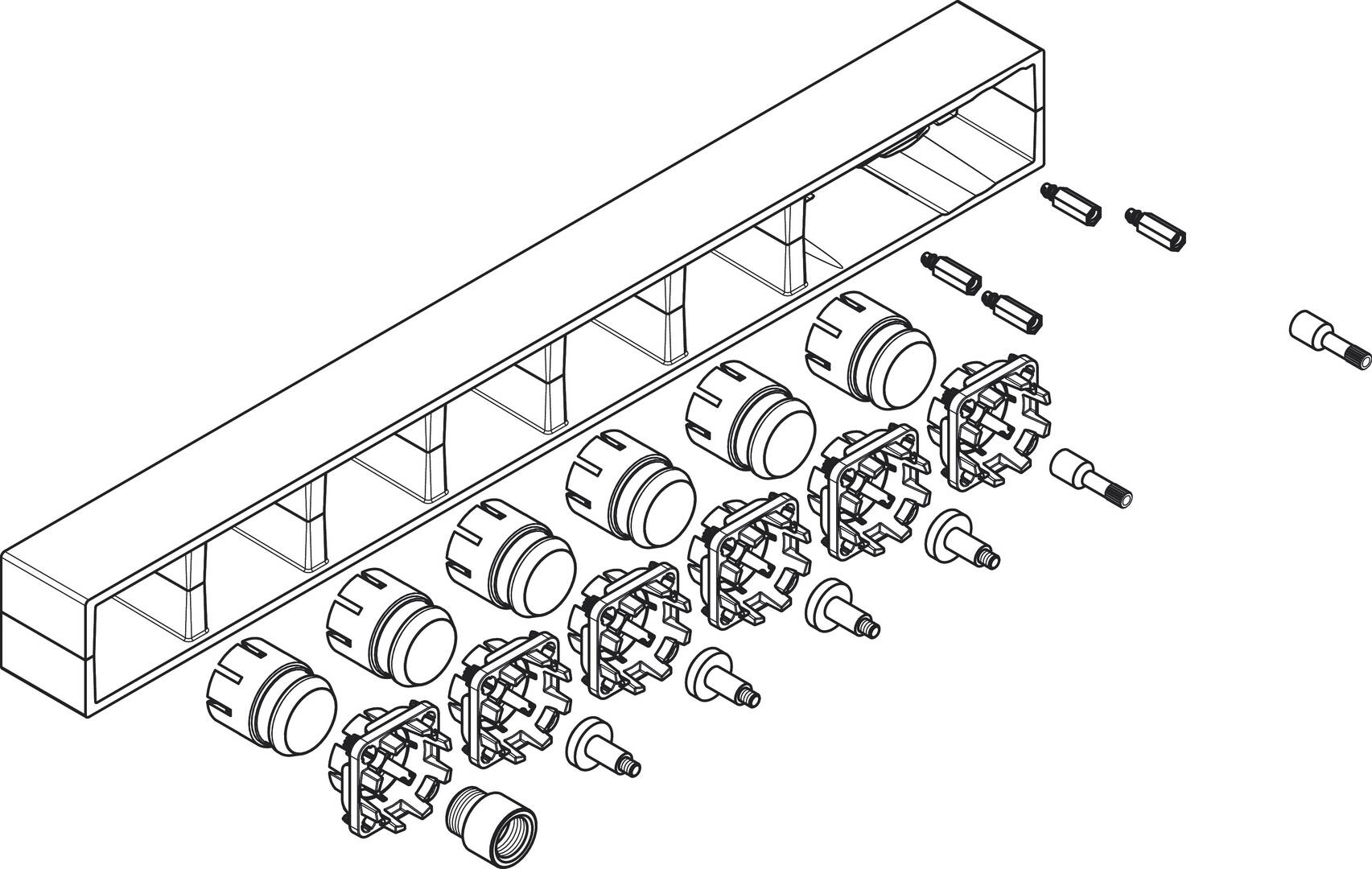 hansgrohe Spare parts: Extension iBox universal basic set 2.5 cm, Item ...