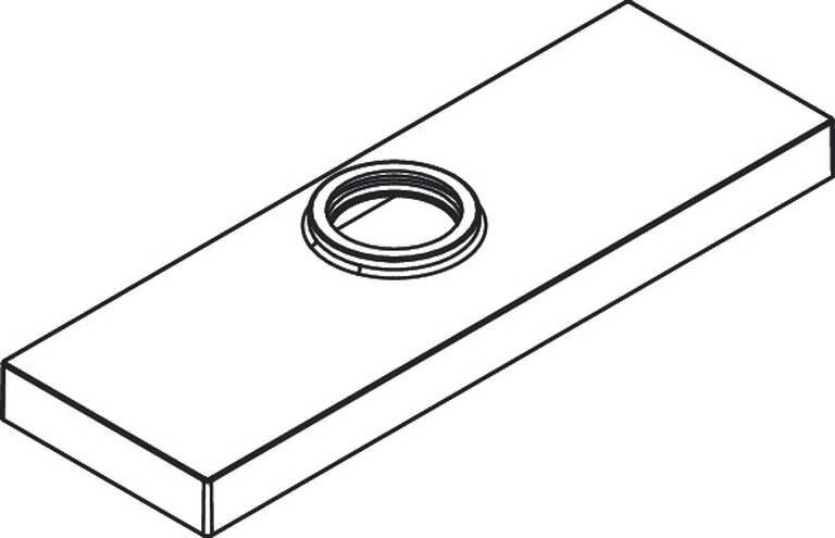 hansgrohe Spare parts: Escutcheon MTC shut-off and diverter valve iBox ...