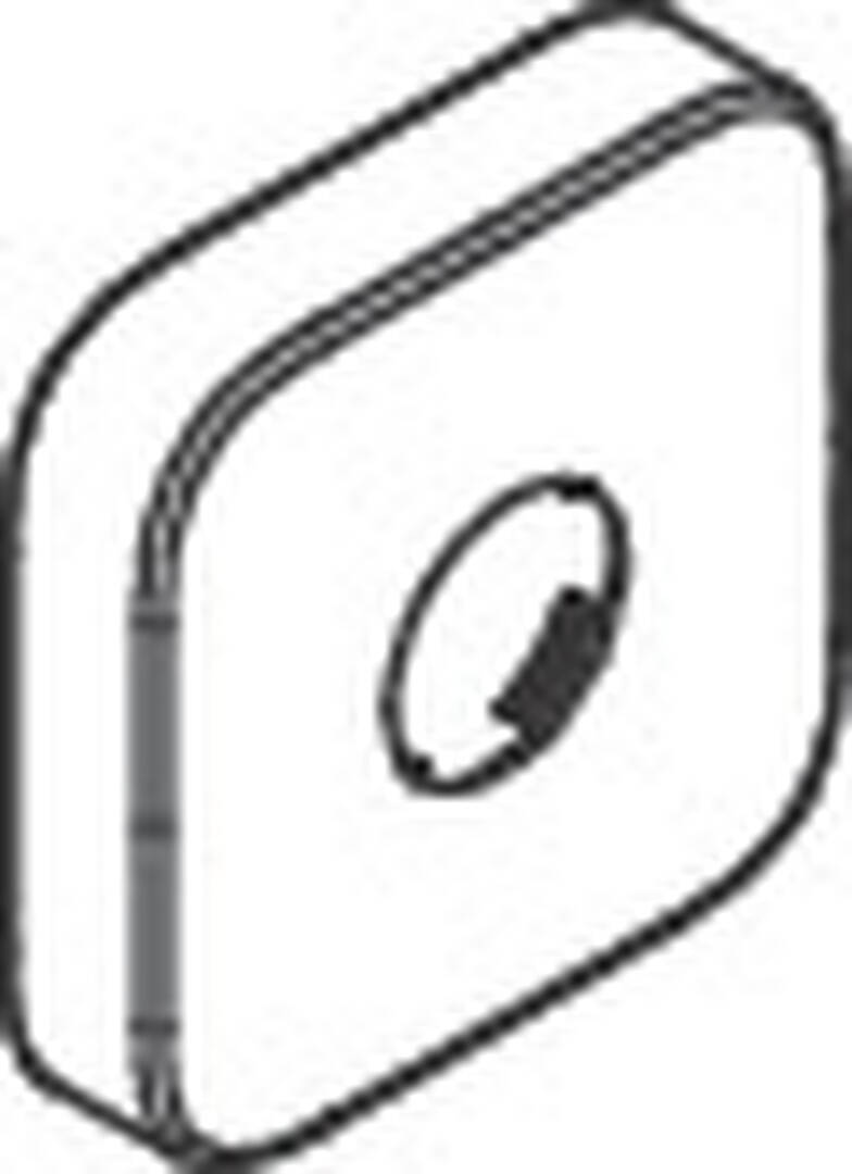 hansgrohe Spare parts: Wall escutcheon for AXOR Uno bath- and shower ...