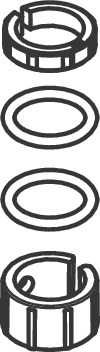 hansgrohe Spare parts: set of seals, Item No. 93689000