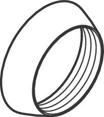 hansgrohe Spare parts: flange, Item No. 93692000