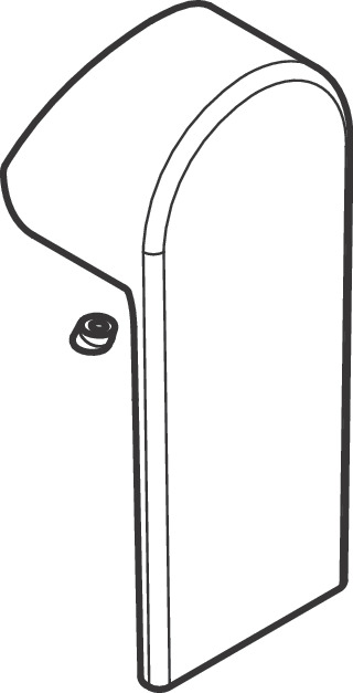 hansgrohe Spare parts: handle with screw cover, Item No. 93719000