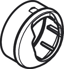 hansgrohe Spare parts: flange, Item No. 93737700