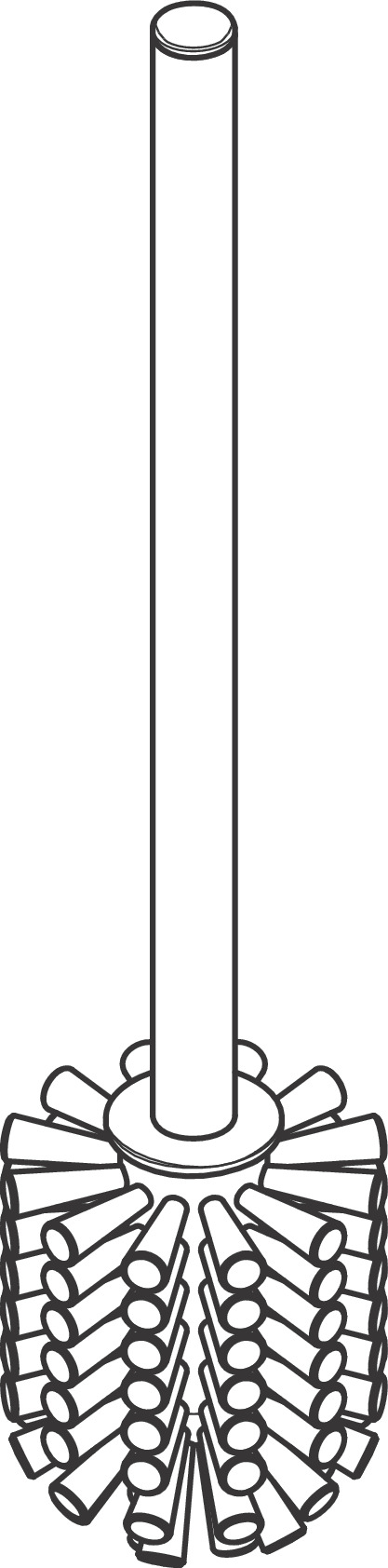 hansgrohe Ricambi: Spazzola WC di riserva con manico, Cod.art. 94171140