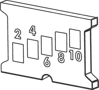 hansgrohe Spare parts: Adjustable feet Match (16 pcs.), Item No. 94329000