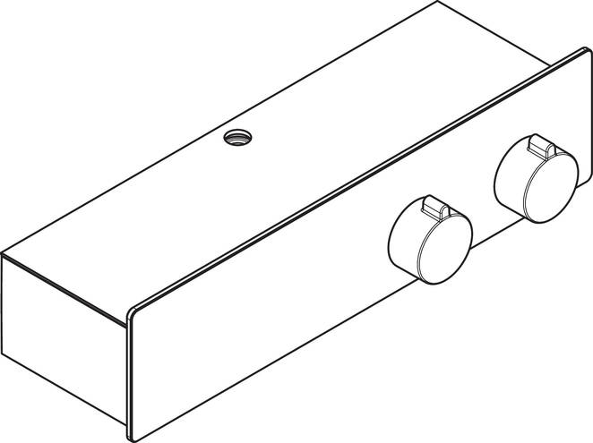 hansgrohe Spare parts: Thermostatic mixer for showerpipe, Item No. 94641000