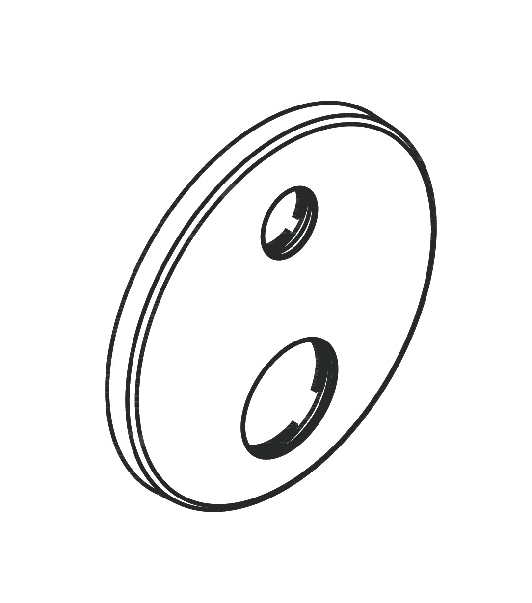 hansgrohe Onderdelen: HG Escutcheon bath mixer 150mm chrome, Art.-nr ...