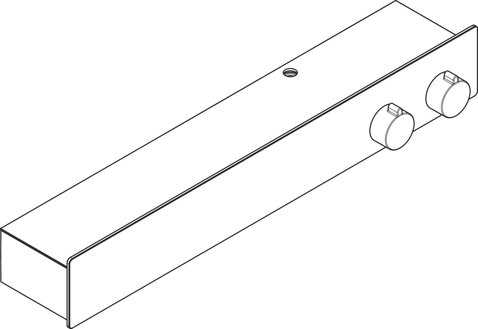 hansgrohe Spare parts: Thermostatic mixer for Showerpipe 300 1jet with ...
