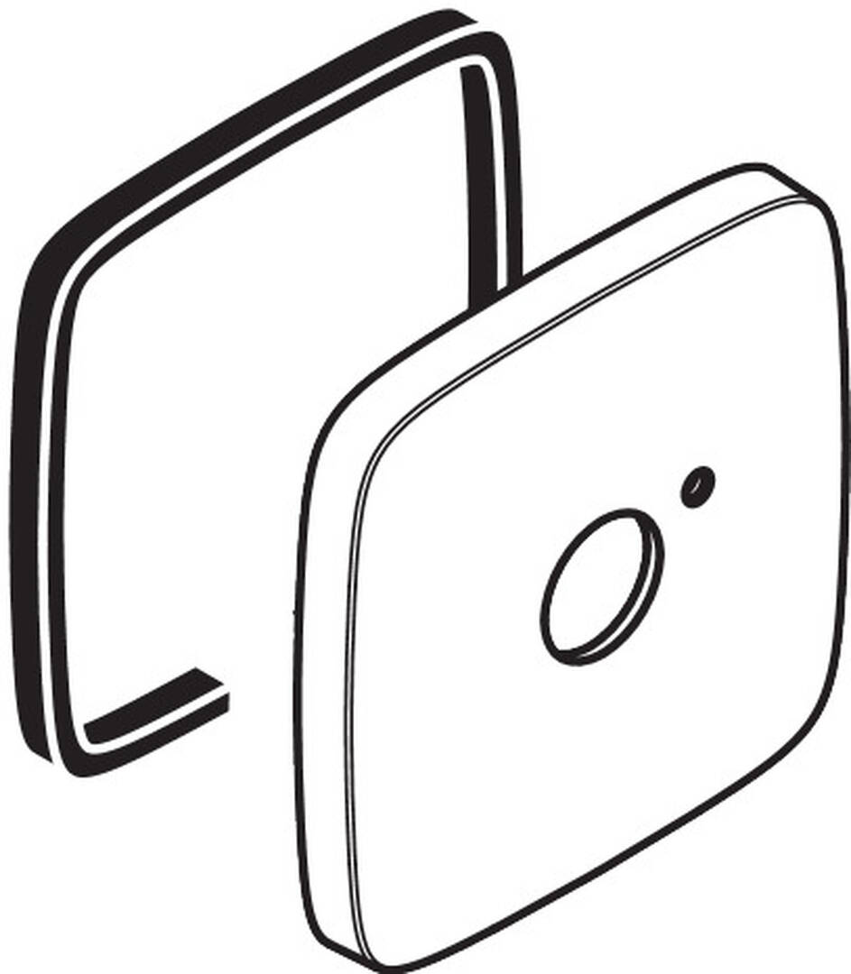 hansgrohe Spare parts: Escutcheon 79/79mm for bath spout , Item No ...