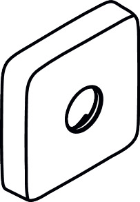 hansgrohe Spare parts: HG escutcheon Raindance f.overhead, Item No ...