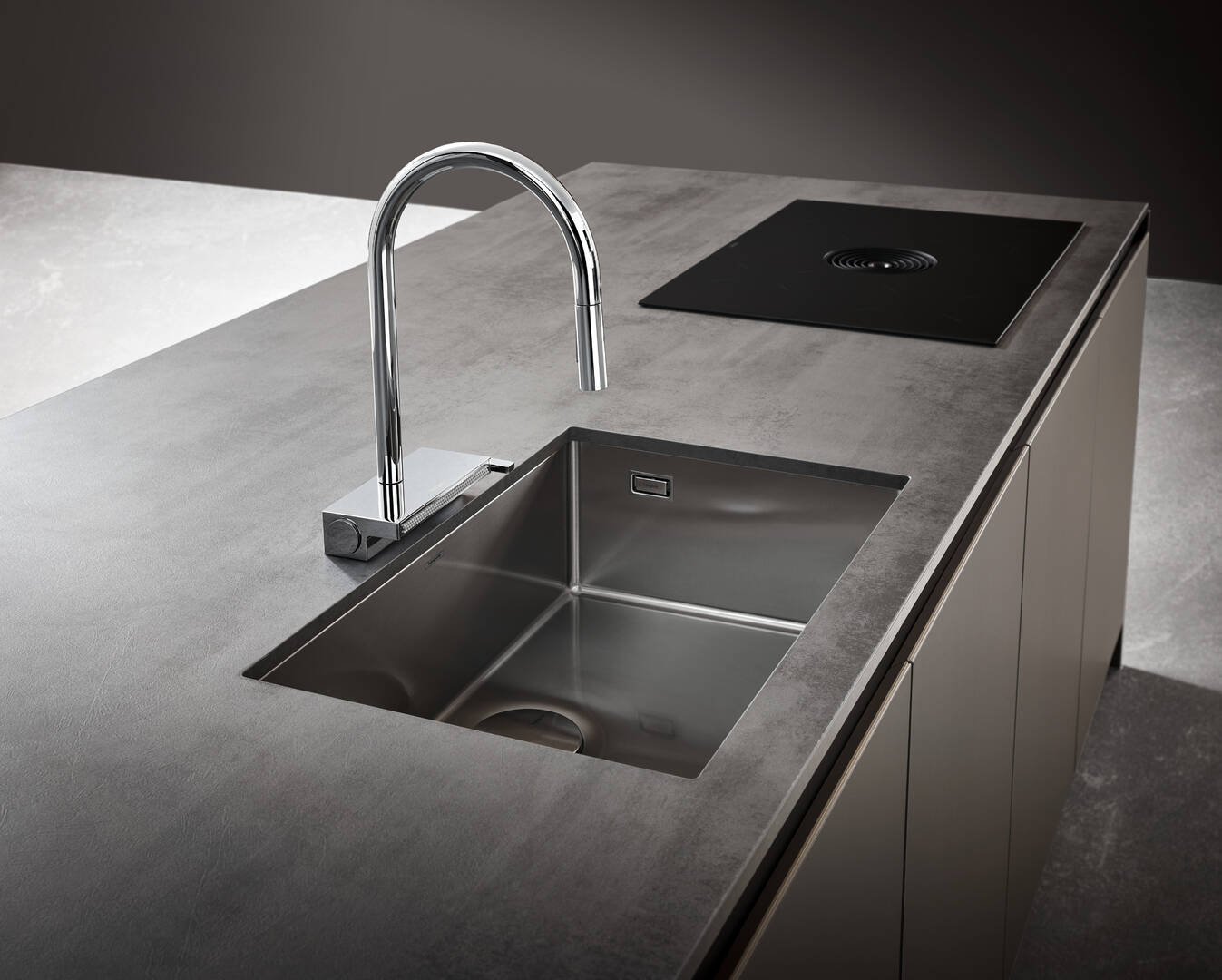 hansgrohe Sinks: S51, S510-U660 Under-mount sink 660, Item No. 43432170
