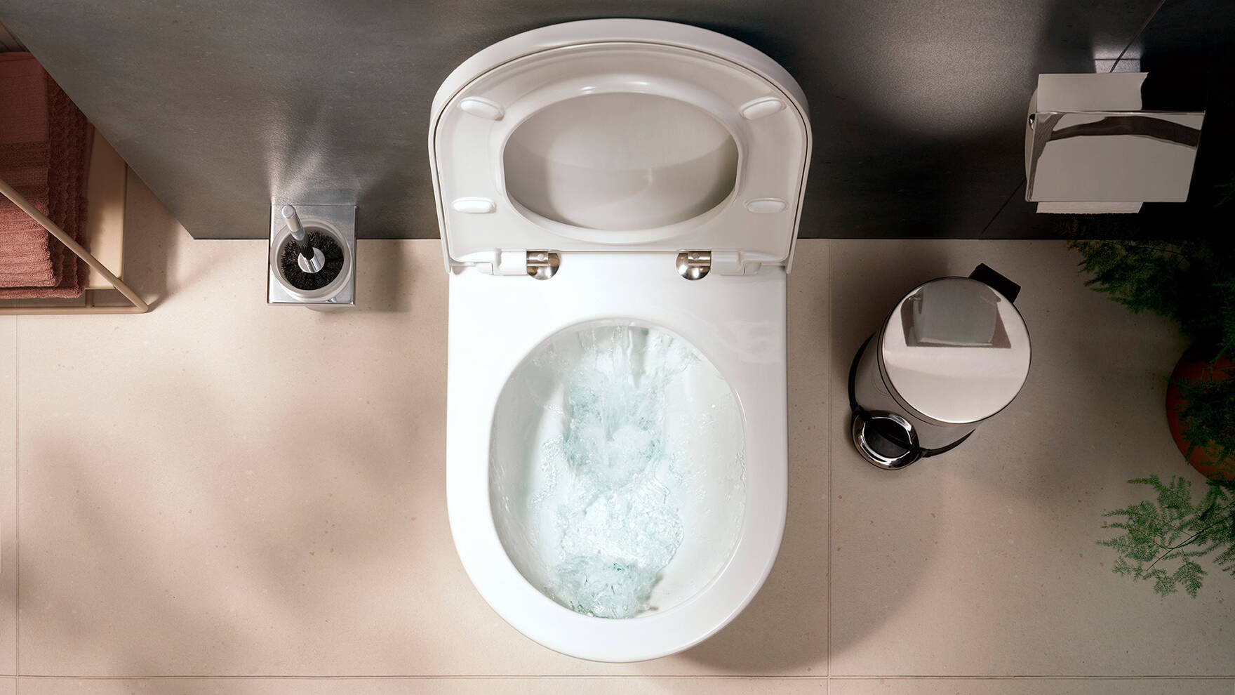 hansgrohe Toilets: EluPura Original S, Floorstanding WC close coupled ...