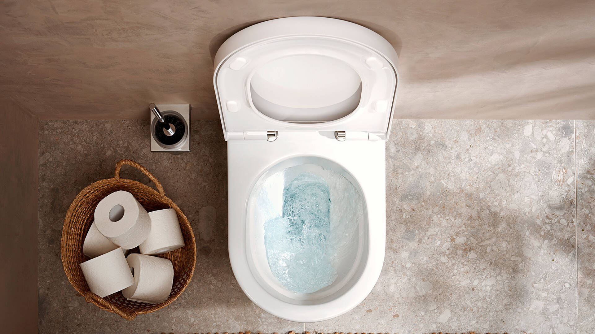 hansgrohe Toiletkombinationer: EluPura Q, Væghængt toilet 540 AquaFall ...