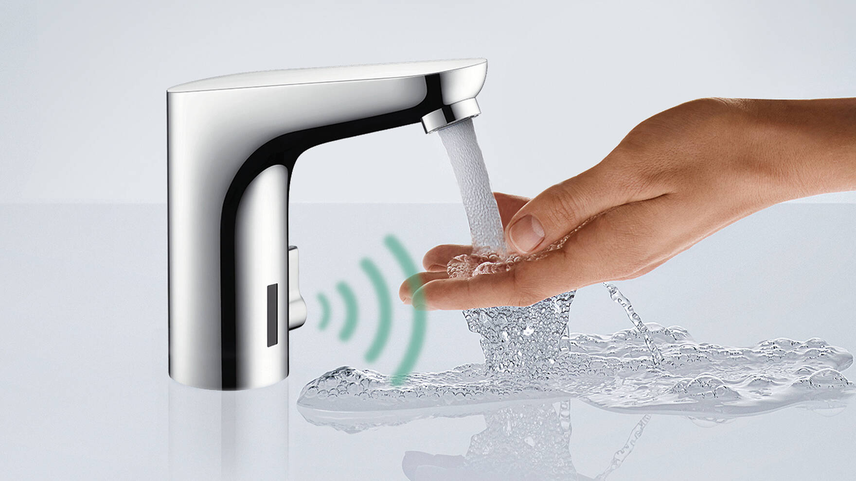 hansgrohe Washbasin mixers: Metris S, Electronic basin mixer with ...