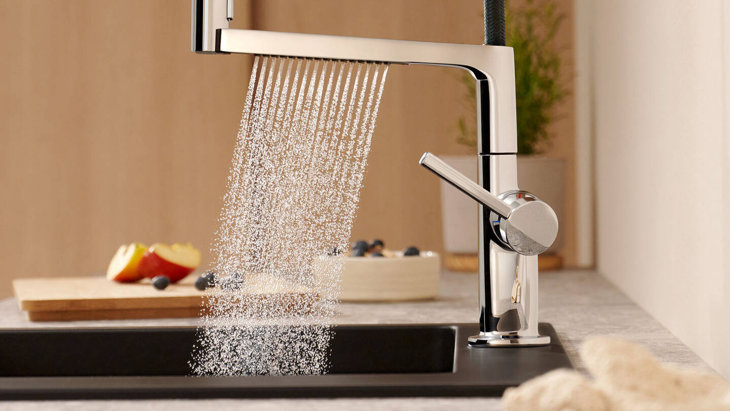 hansgrohe Kitchen mixers: Talis Select M54 PowderSpray, Single lever ...