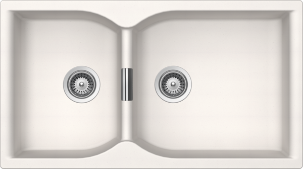 雅生 水槽: AXOR made by Schock, 台下盆 Signus N-100 XLY CD，带自动下水套件, 货号 43449500