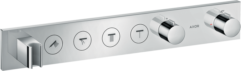 AXOR ShowerSolutions Shower mixers: two-handle, 4 functions, Chrome ...