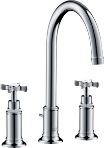 AXOR Montreux Bath mixers: designed to run 2 outlets, chrome, Item No ...