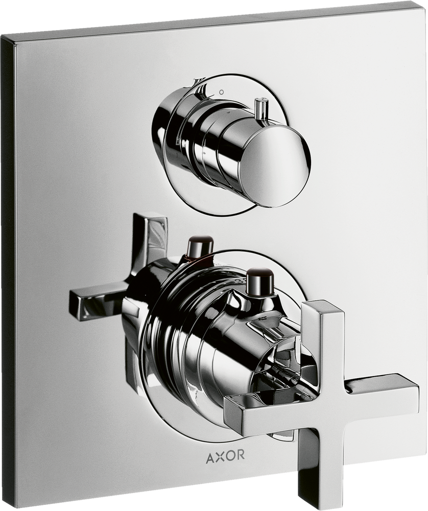 雅生奇特里奥 淋浴龙头: 两功能, 镀铬, 货号 39725007