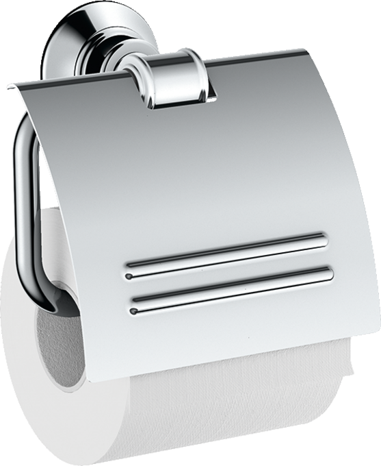 AXOR Accessories: AXOR Montreux, Toilet roll holder with cover, Item No. 42036020 | Hansgrohe Pro UK