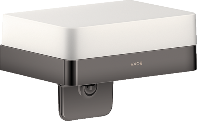 AXOR Accessories: AXOR Universal Softsquare, Liquid soap dispenser with shelf, Item No. 42819330