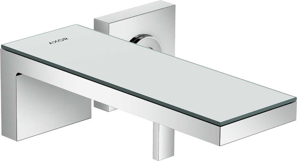 雅生 面盆龙头: 雅生真我, 暗装墙出水单把手面盆龙头，出水嘴221mm, 货号 47060007
