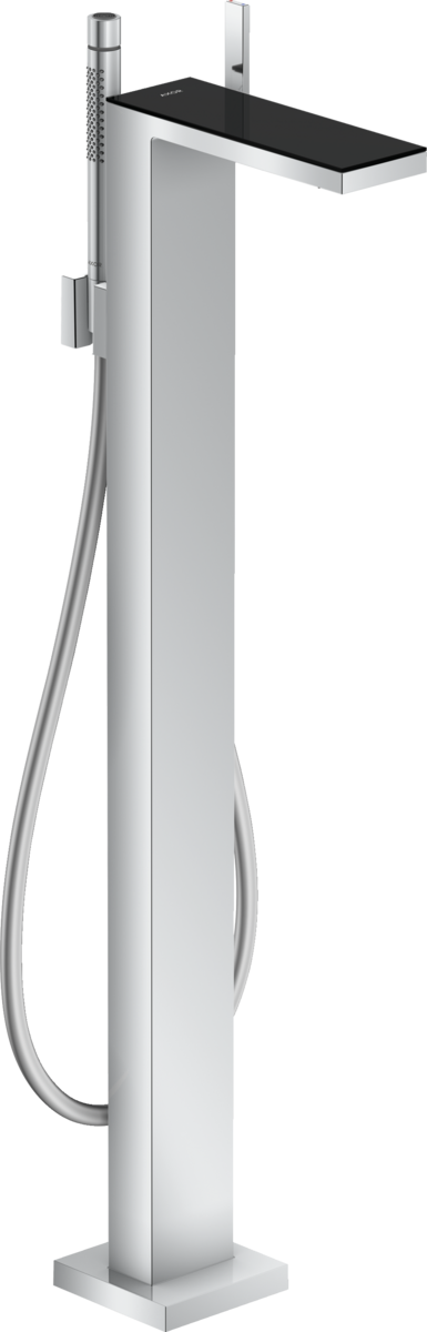 AXOR MyEdition Bath mixers: 2 functions, Chrome/Black Glass, Item No ...