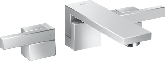 AXOR Miscelatori lavabo: AXOR Edge, Rubinetteria 3 fori lavabo ad ...