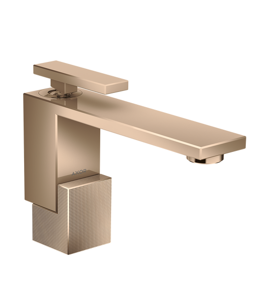 AXOR Washbasin mixers: AXOR Edge, 3-hole basin mixer 130 with push-open ...