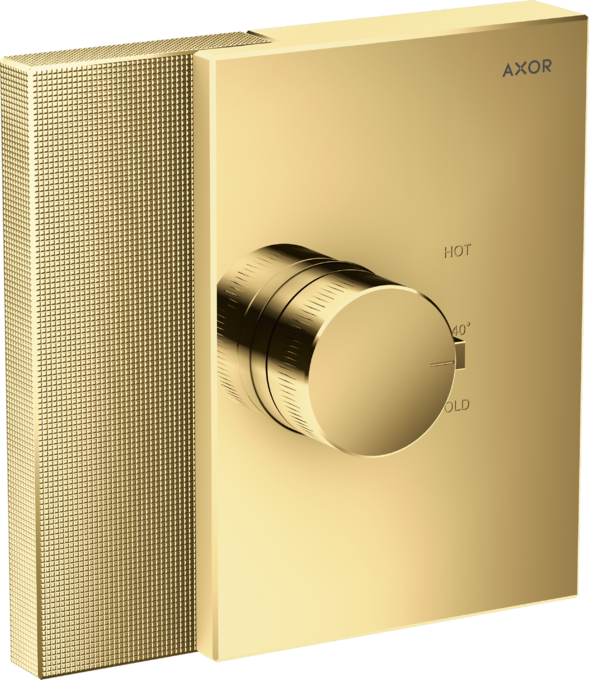 AXOR Edge Shower mixers: single lever, Polished Gold Optic, Item No ...