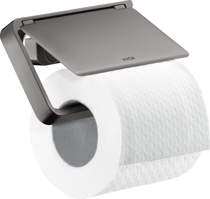 AXOR Accessories: AXOR Universal Softsquare, Toilet paper holder with cover, Item No. 42836330