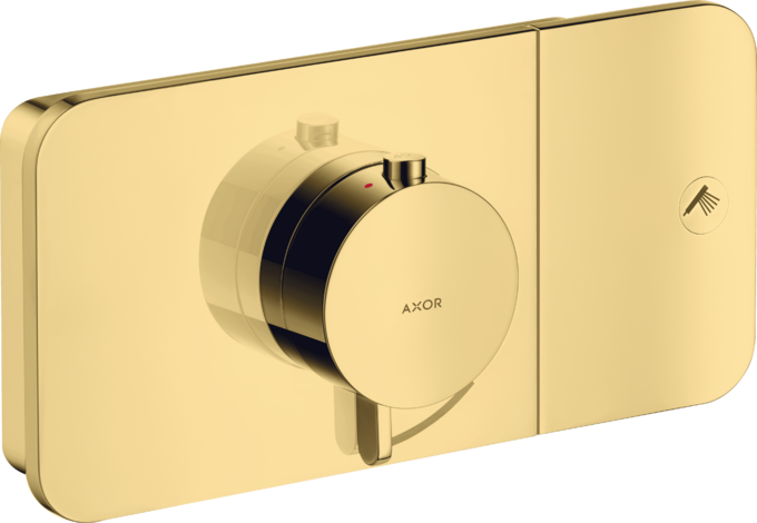 AXOR One Shower mixers: 1 function, Polished Gold Optic, Item No. 45711990