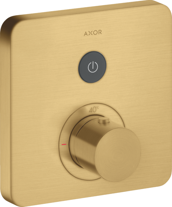 AXOR ShowerSelect Shower mixers: single lever, 1 function, Brushed Gold ...