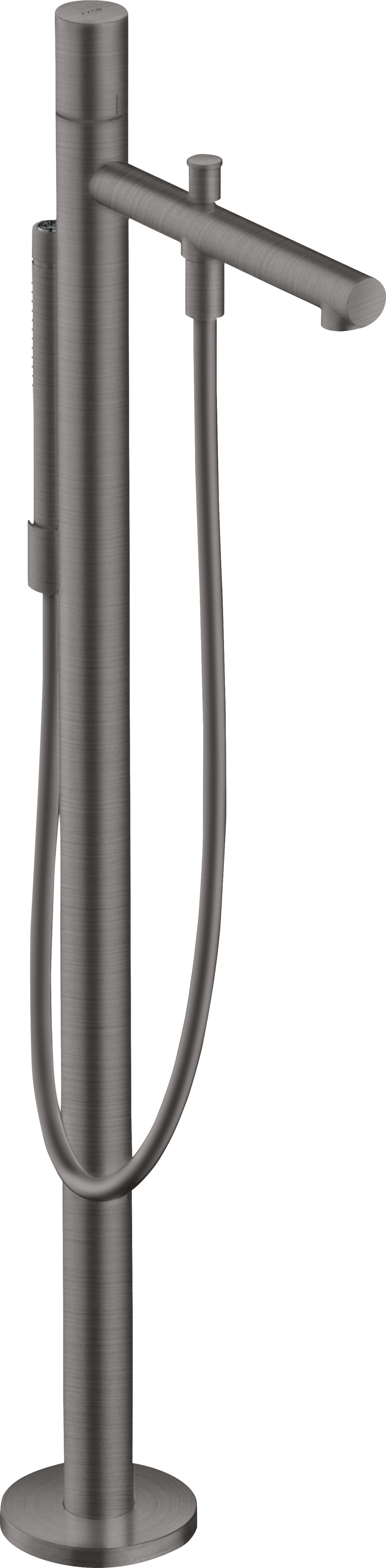 AXOR Uno Bath mixers: 2 functions, Brushed Black Chrome, Item No. 45416340