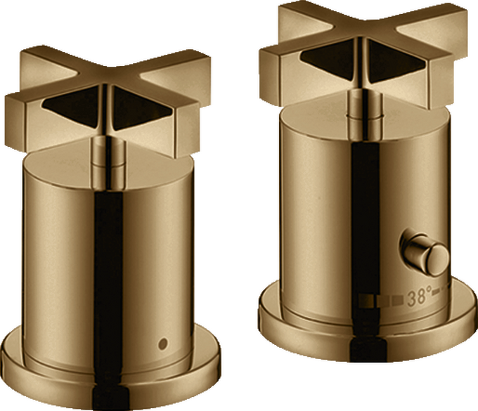 AXOR Citterio Bath mixers: 2 functions, Polished Bronze, Item No. 39480130