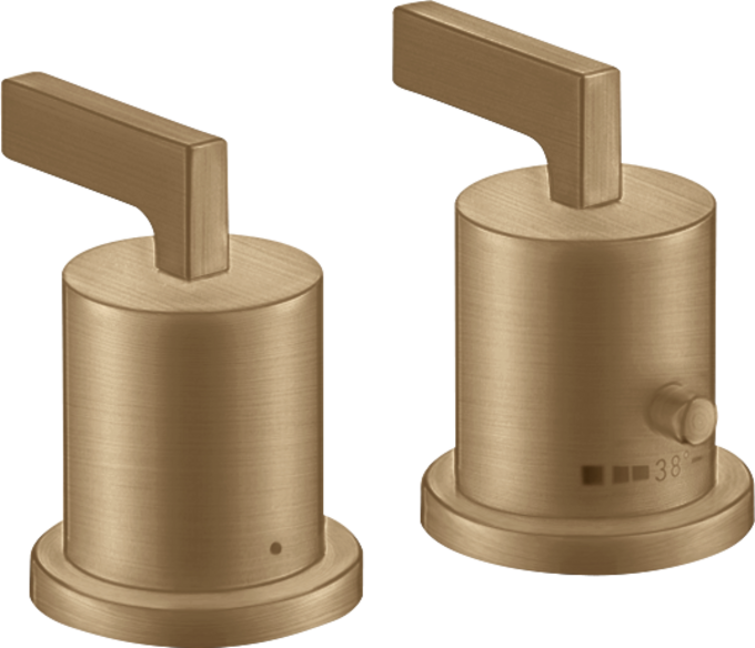 AXOR Citterio Bath mixers: 2 functions, Brushed Bronze, Item No. 39482140